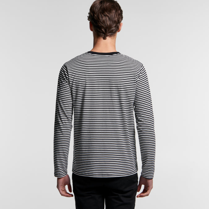 Mens Bowery Stripe Long Sleeve T-Shirt (AS-5061) – The Uniform Guys